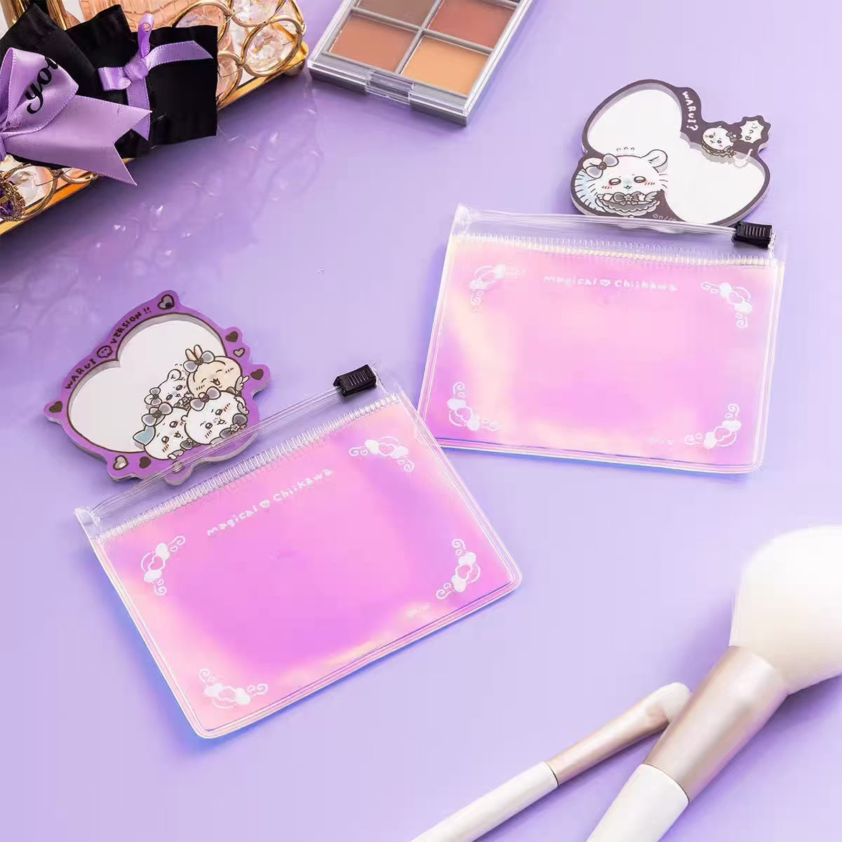 Chiikawa ｜Magical Chiikawa Evil Version Mini Mirror with Case｜H85×W100 ...