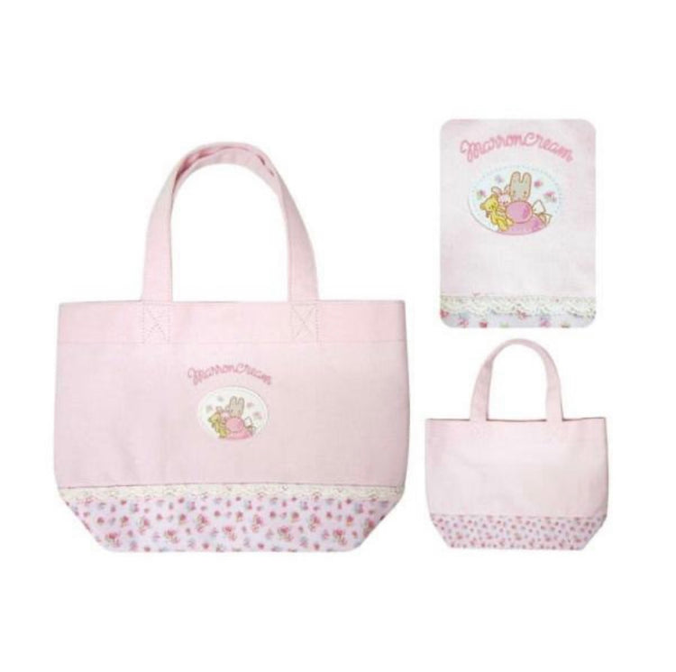 Sanrio｜茉莉兔小碎花帆布包/托特包/防水内里｜约H200×W295×D95mm – Unicorn Cosmetics